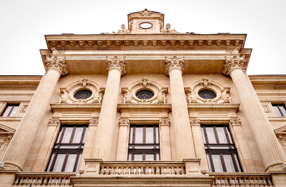 Classic building architecture, historical site, | Free Photo - rawpixel