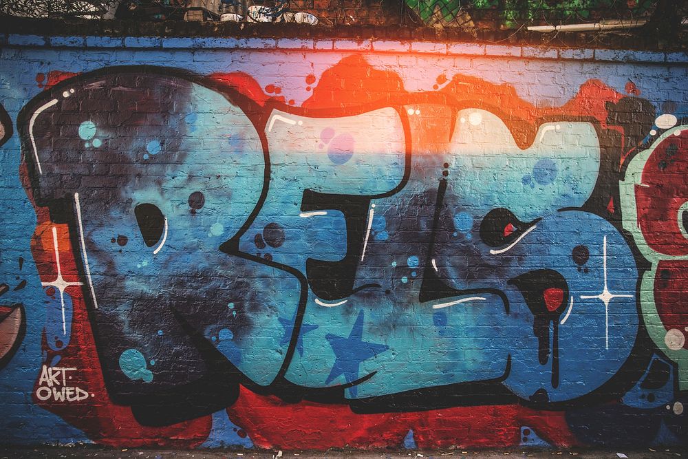 Graffiti Wall, reis. Location unknown, | Free Photo Illustration - rawpixel