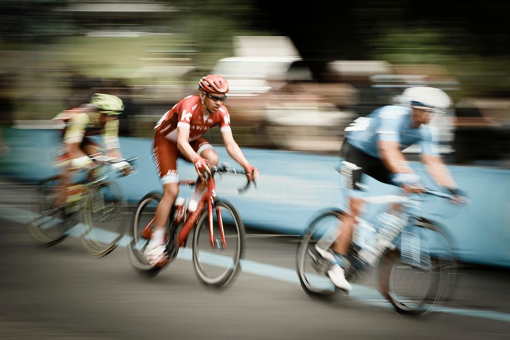 Bicycle race competition, location unknown, | Free Photo - rawpixel