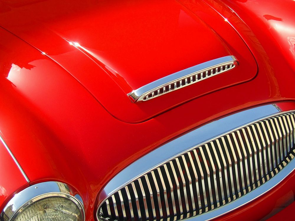 Free front red classic car | Free Photo - rawpixel