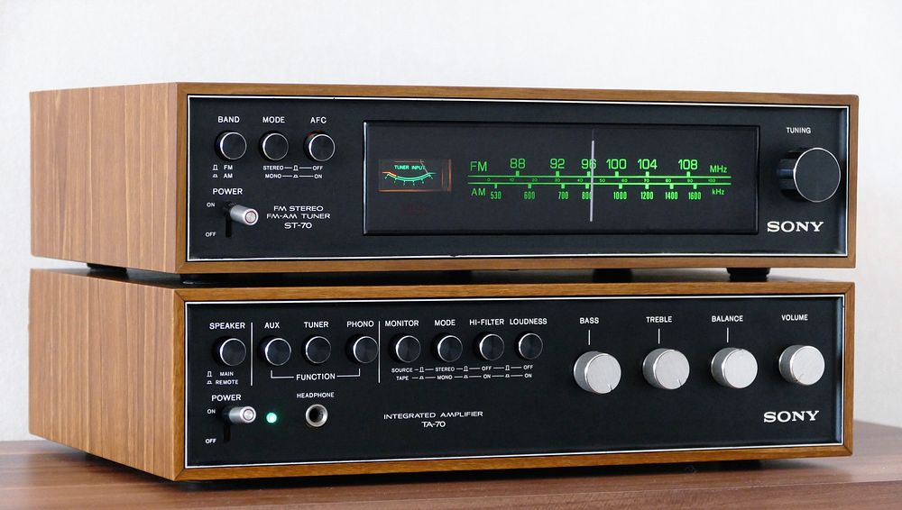 Sony TA-70 Stereo Integrated Amplifier, | Free Photo - rawpixel