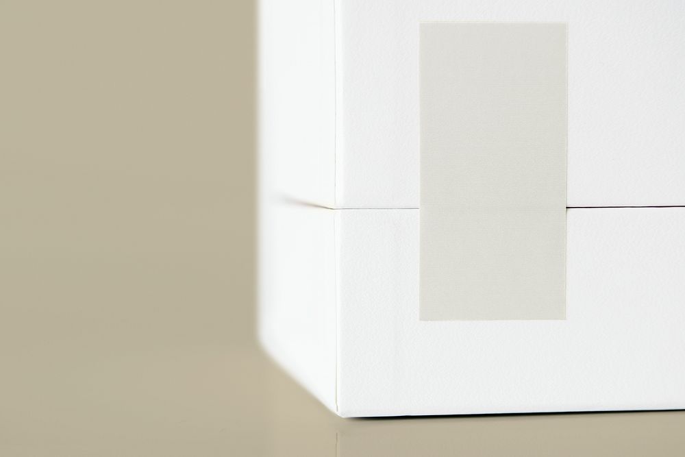 Parcel seal sticker, product packaging | Free Photo - rawpixel