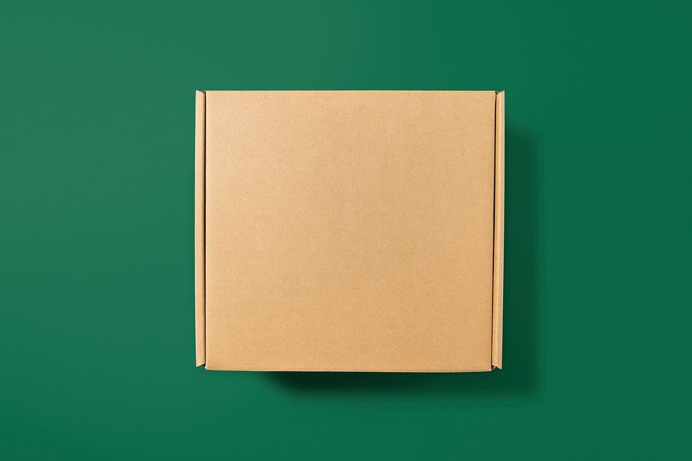 Brown box, product packaging flat | Free Photo - rawpixel