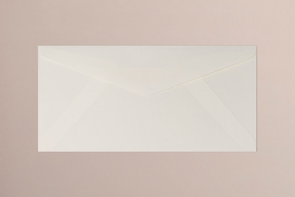 Beige envelope, flat lay design | Free Photo - rawpixel