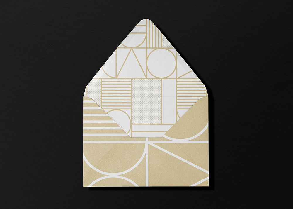 Abstract art deco envelope, business | Free Photo - rawpixel