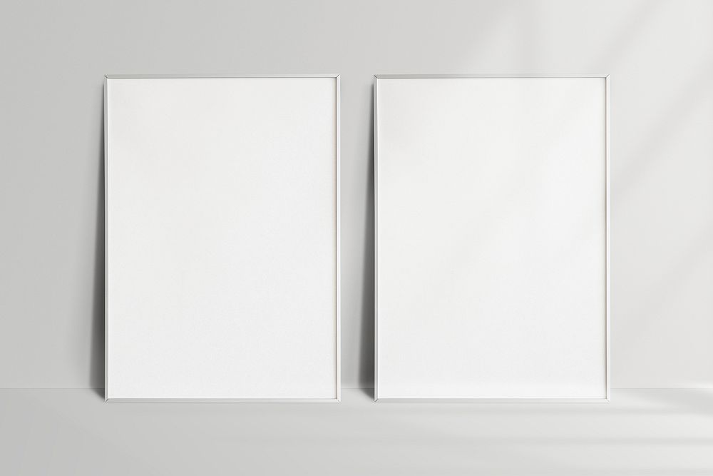 Blank frames modern interior decoration | Free Photo - rawpixel