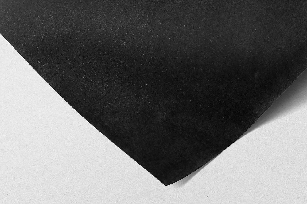 Blank black paper, stationery design | Free Photo - rawpixel