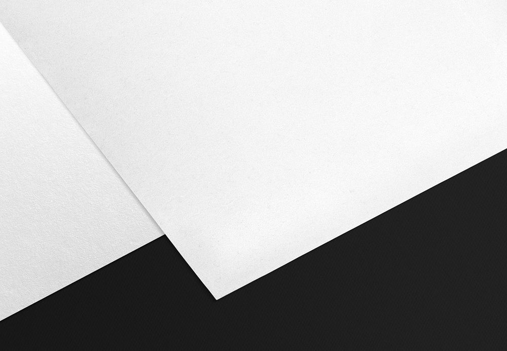 Blank white papers, stationery with design | Free Photo - rawpixel