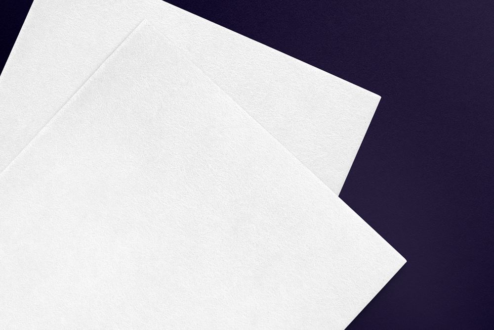 Blank white papers, stationery design | Free Photo - rawpixel