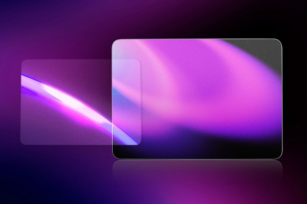 Interactive smart tablet screen, purple | Free Photo - rawpixel
