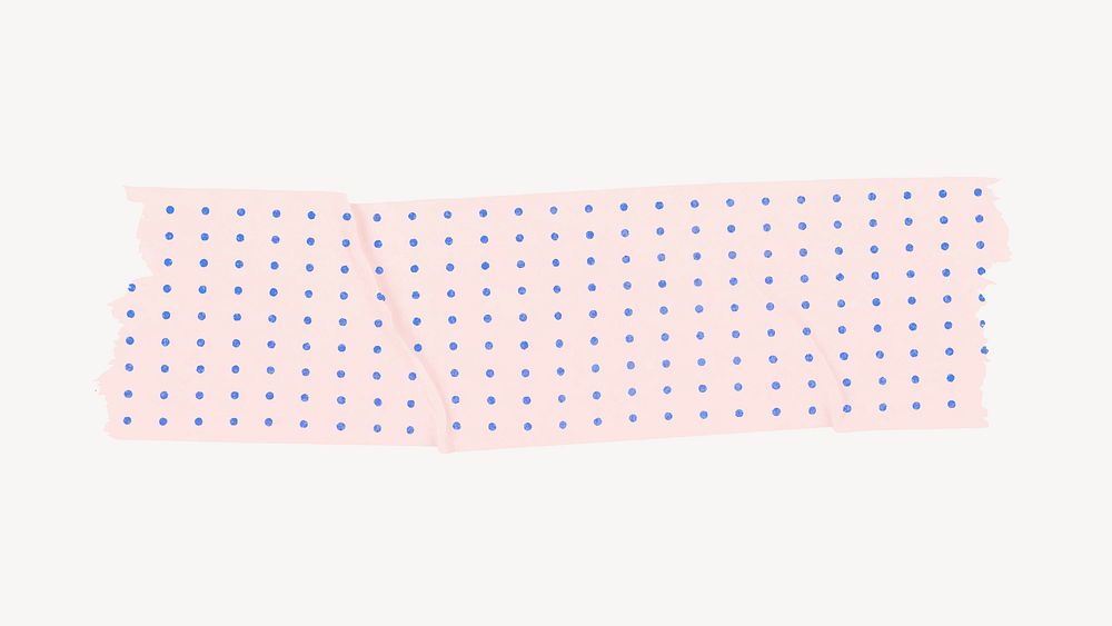 Pink washi tape sticker, polka | Premium Vector - rawpixel