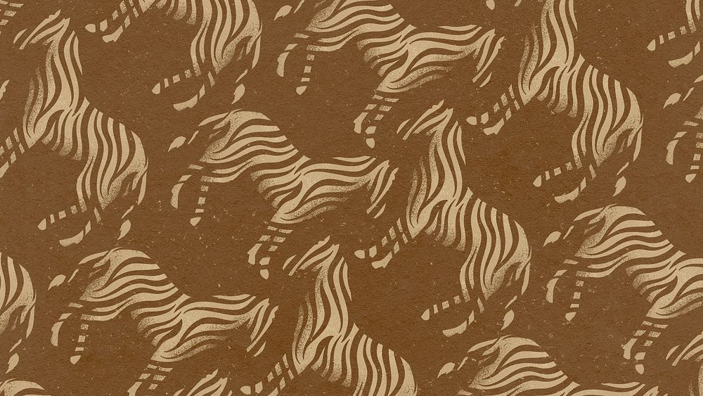 Brown zebra pattern HD wallpaper, | Free Photo - rawpixel