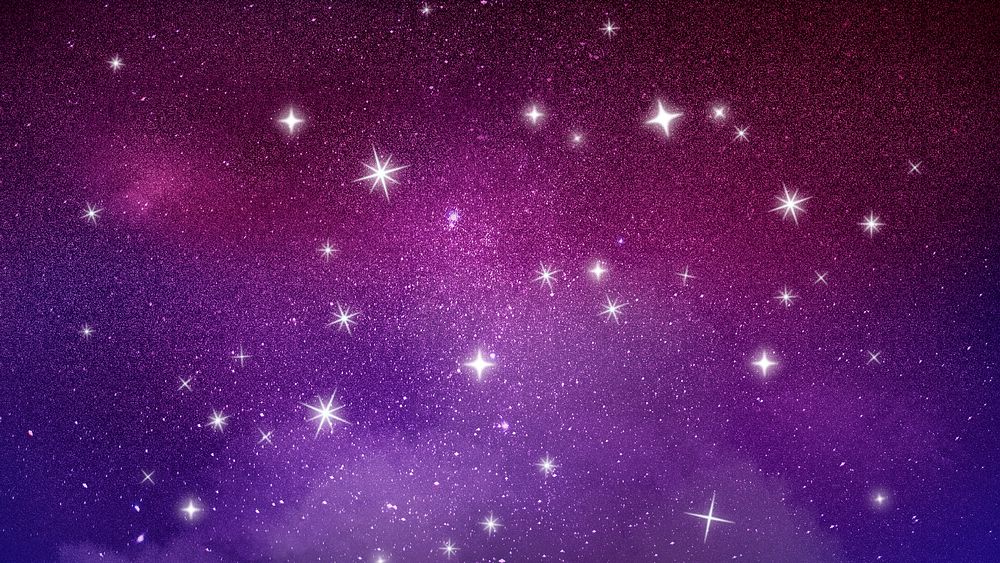 Sparkling stars HD wallpaper, aesthetic | Free Photo - rawpixel