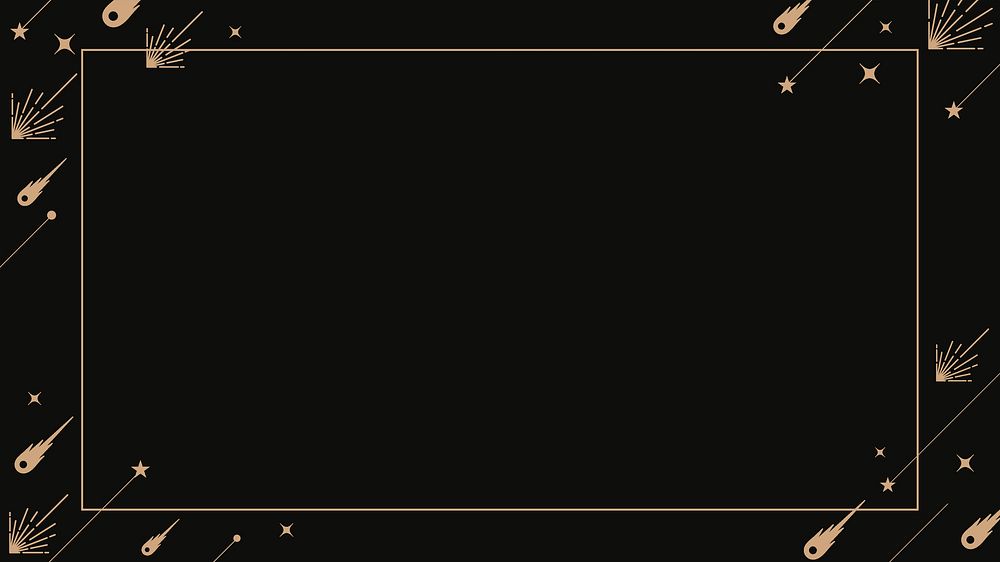 Celestial desktop wallpaper frame, abstract | Premium PSD - rawpixel