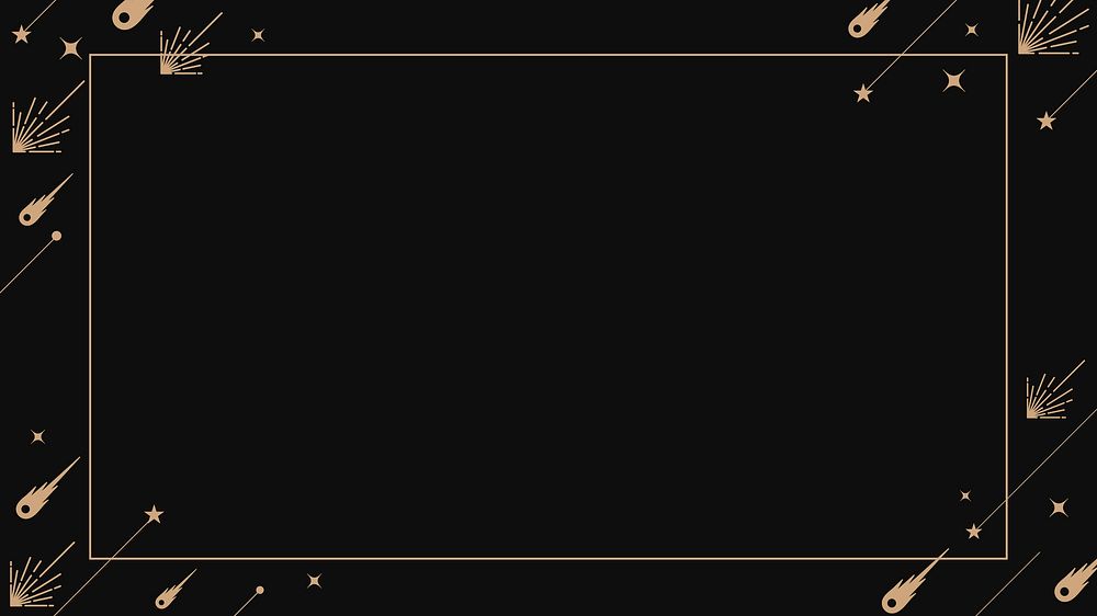 Celestial desktop wallpaper frame, abstract | Premium Vector - rawpixel