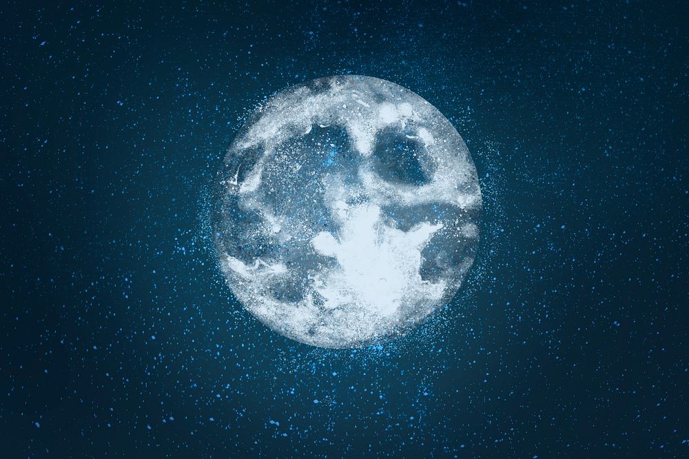Realistic super moon on sky | Premium Photo - rawpixel
