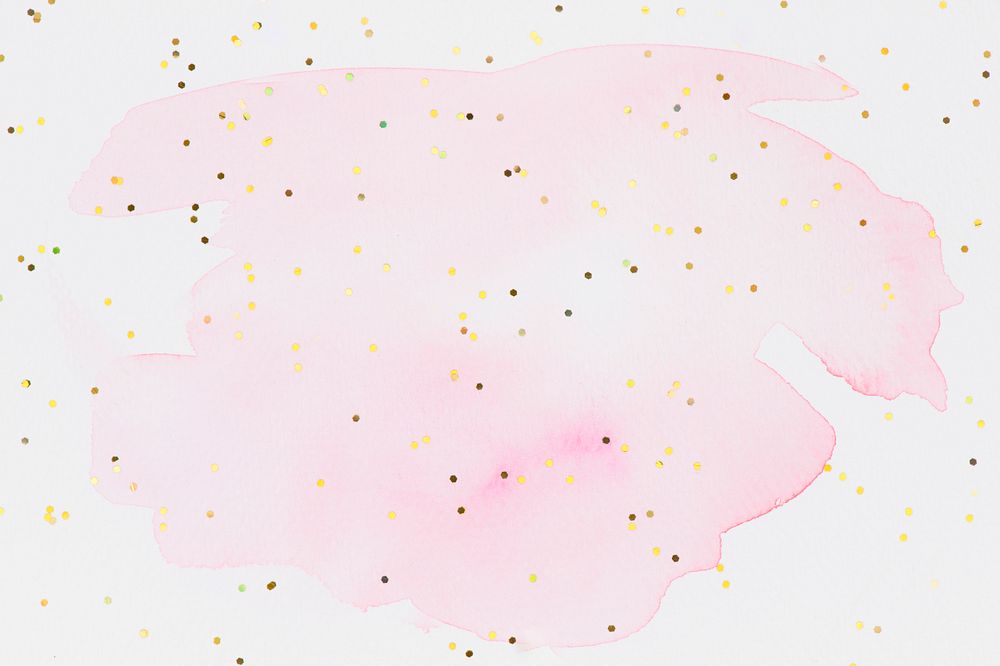 Glitter pink watercolor wallpaper background | Premium Photo - rawpixel