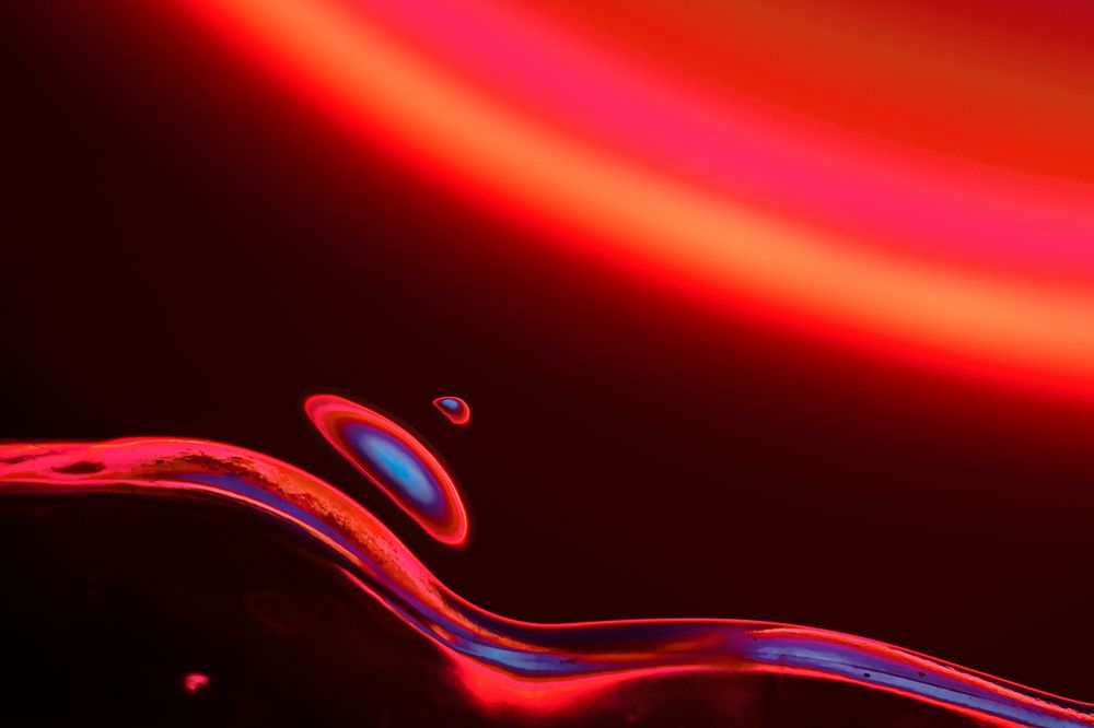 Red abstract background with neon | Premium Photo - rawpixel