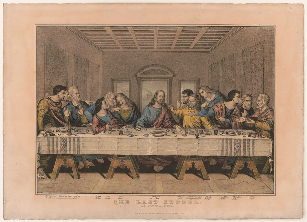 The last supper. La ultima | Free Photo - rawpixel