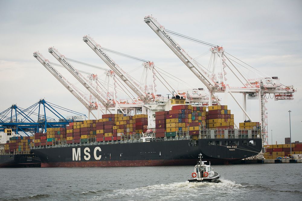 Port of Baltimore | Free Photo - rawpixel