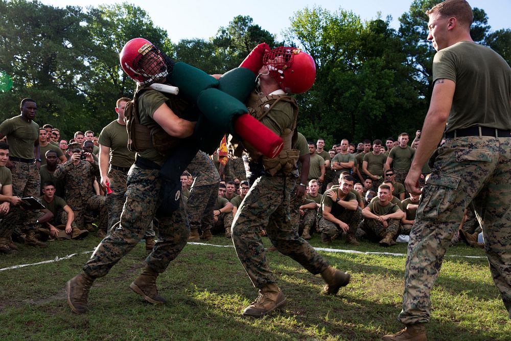 Marines and sailors with Battalion | Free Photo - rawpixel