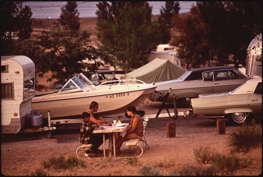 Camping on Banks of Lake | Free Photo - rawpixel