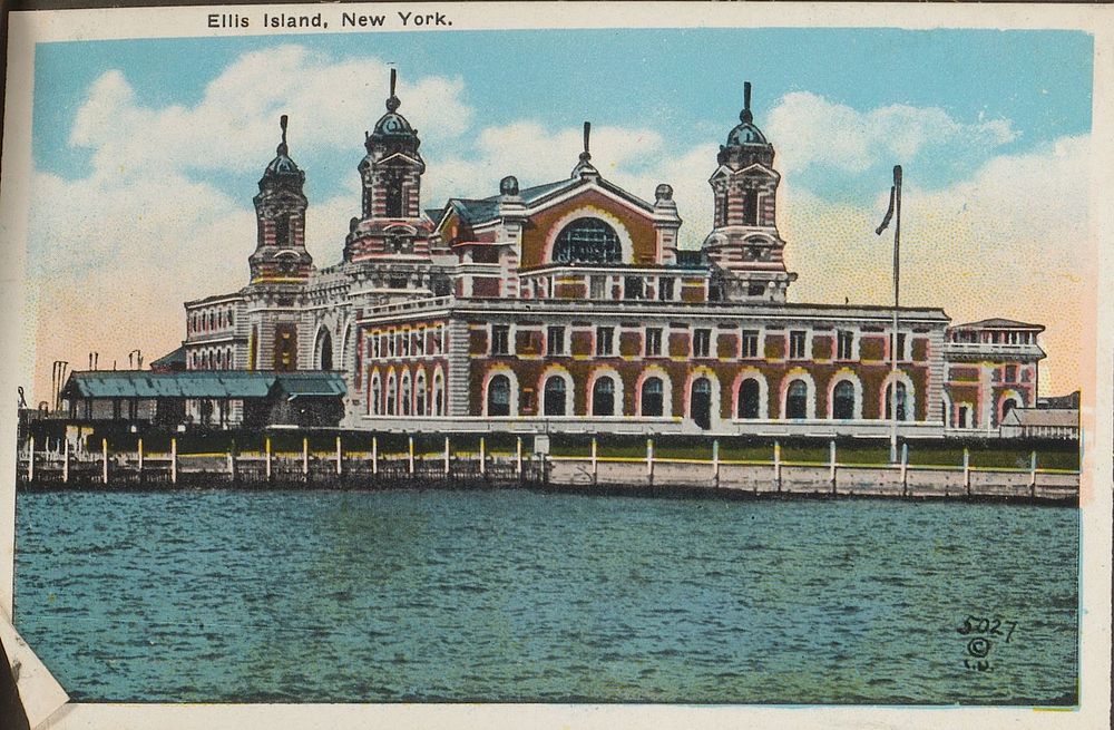 Ellis Island, New York (1919) | Free Photo Illustration - rawpixel