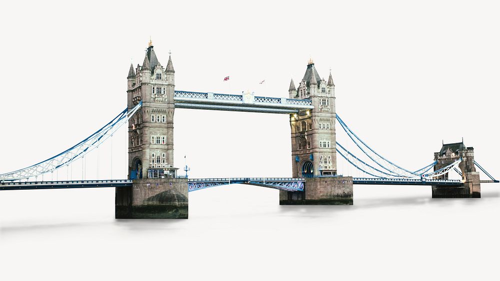 London's Tower Bridge clipart, England's | Premium PSD - rawpixel
