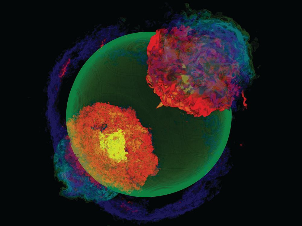 Shown is 3D, whole-star simulation | Free Photo - rawpixel