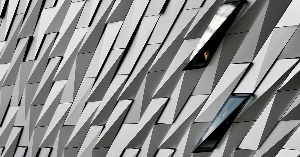 Architectural pattern background, white abstract | Free Photo - rawpixel