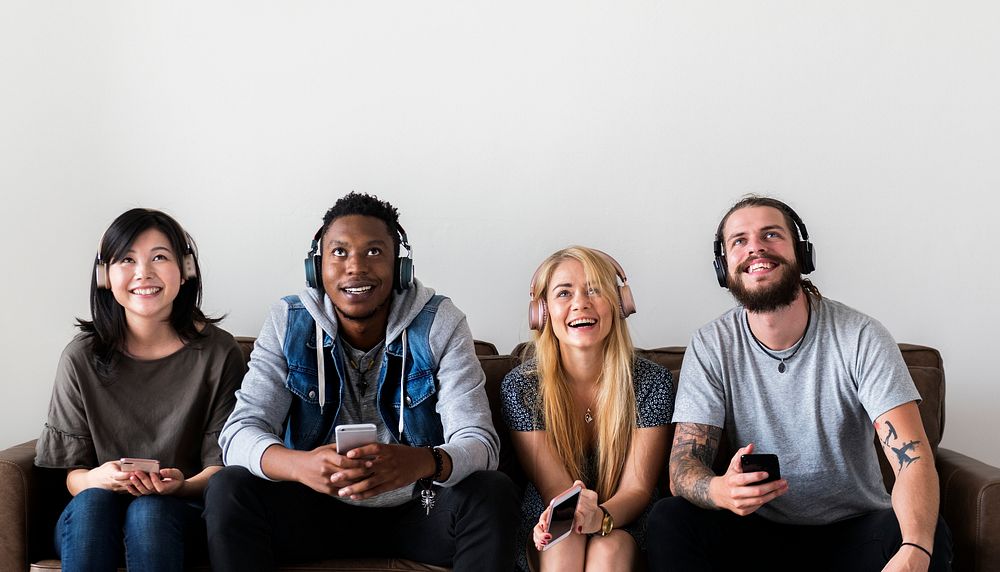 People listening to music on their | Photo - rawpixel