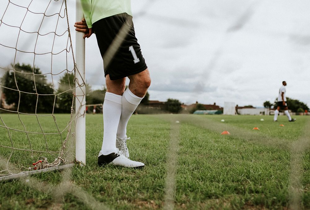 Male goalkeeper standing by the goal | Premium Photo - rawpixel