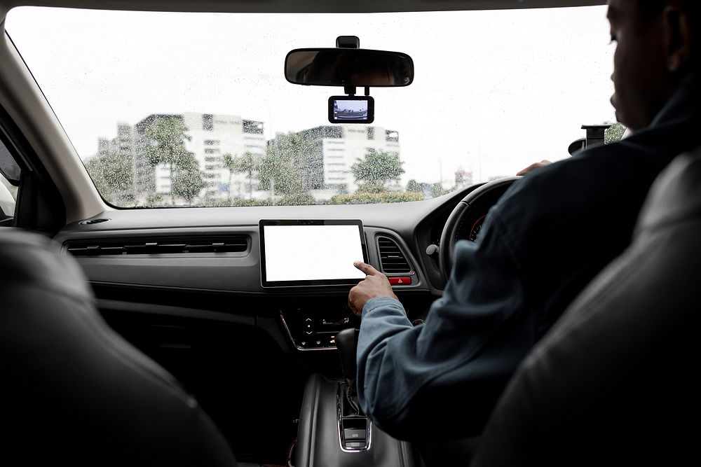 Gps navigation tablet screen mockup | Premium PSD Mockup - rawpixel