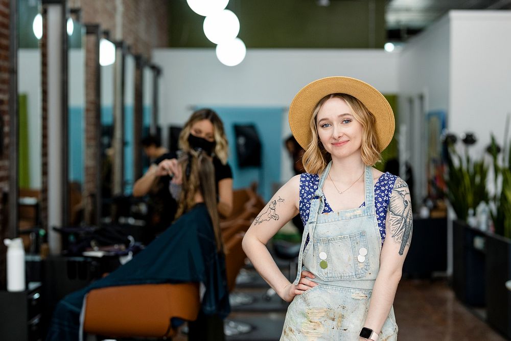 Small business owner posing front | Premium Photo - rawpixel