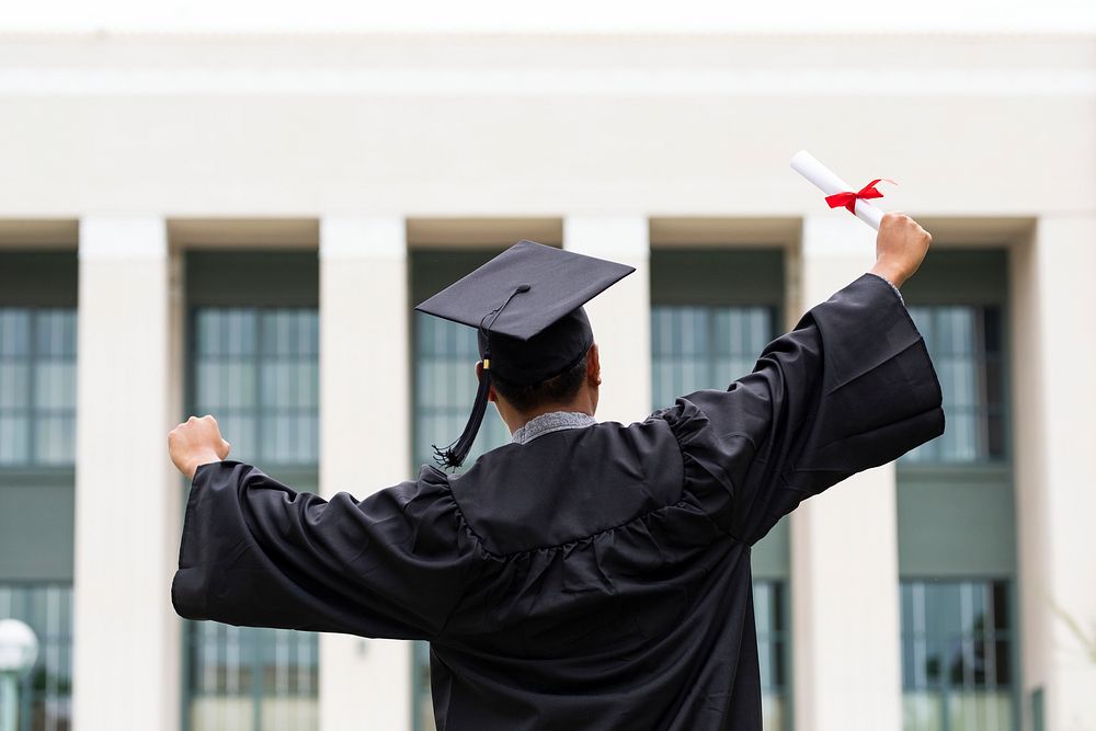 Student graduating university, academic achievement | Premium Photo ...
