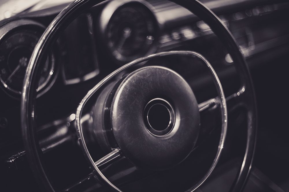 Closeup of a steering wheel | Free Photo - rawpixel