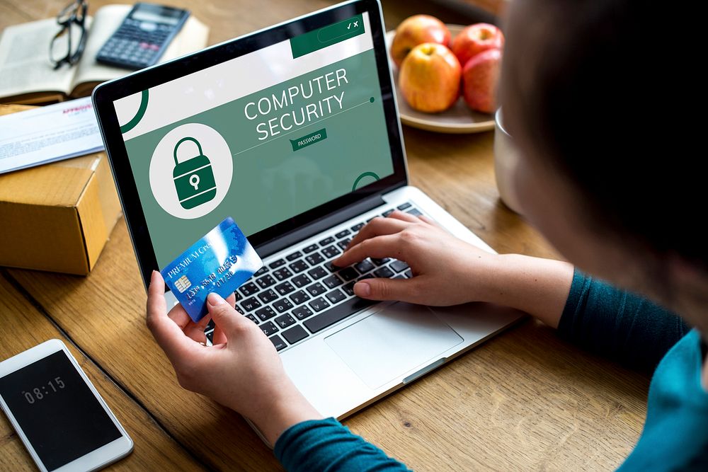 Illustration computer security system laptop | Premium Photo - rawpixel