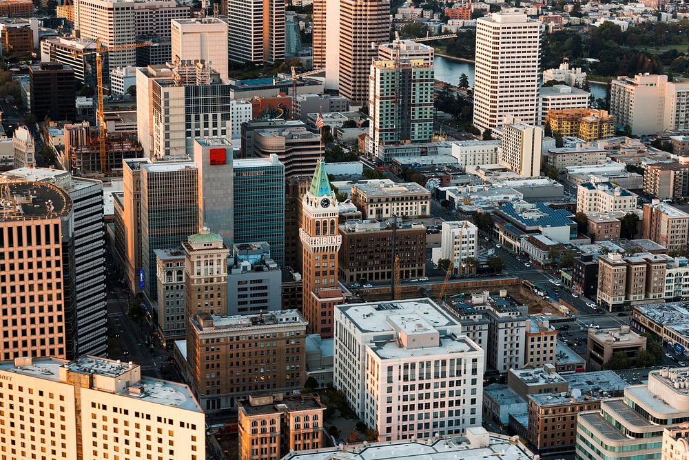 Overhead view buildings downtown San | Free Photo - rawpixel