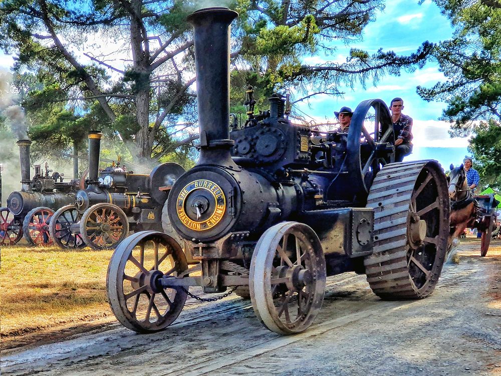 The Burrell traction engine. | Free Photo - rawpixel