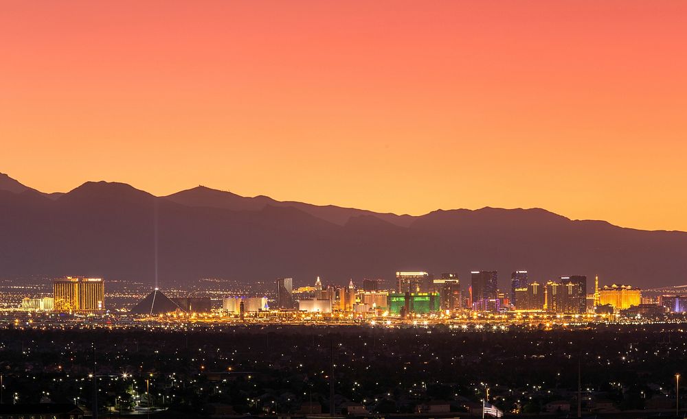 Strip Sunset | Free Photo - rawpixel