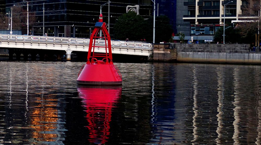 Channel marker Yarra River. | Free Photo - rawpixel