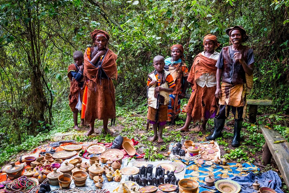 Batwa Pygmies tribe in forest, | Free Photo - rawpixel