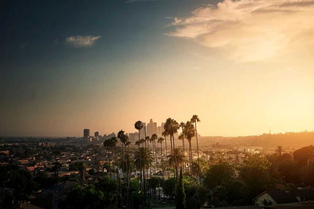 Sunset in LA | Free Photo - rawpixel