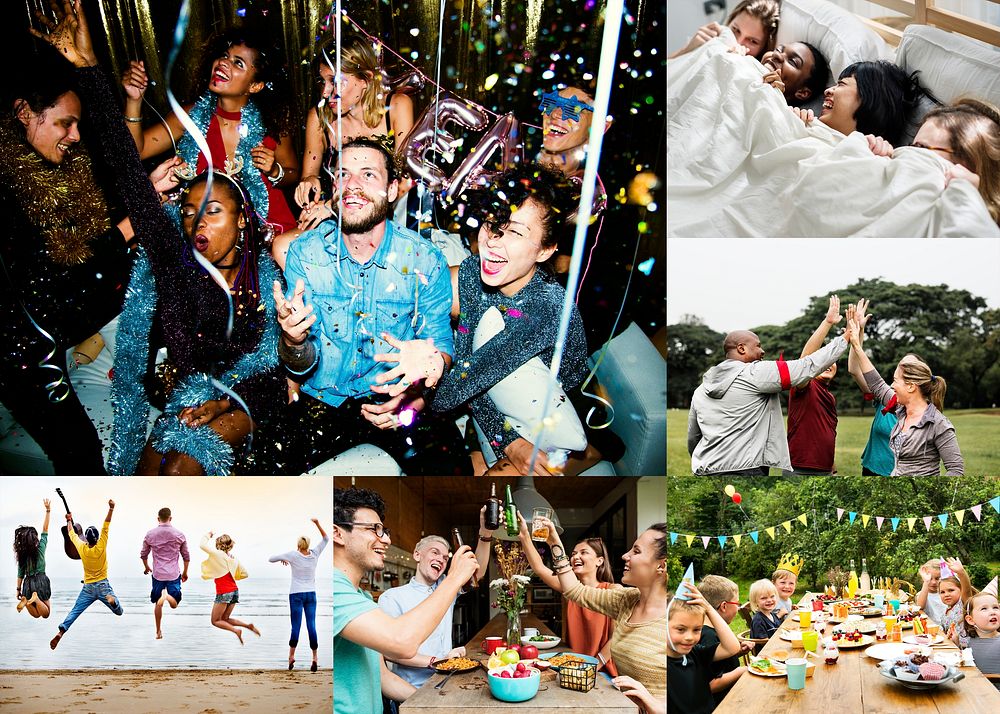 Compilation of friendship and community | Premium Photo - rawpixel