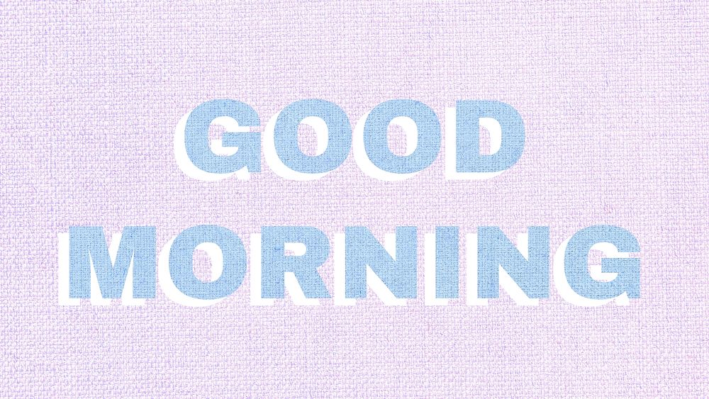 Good morning text shadow bold | Free Photo - rawpixel