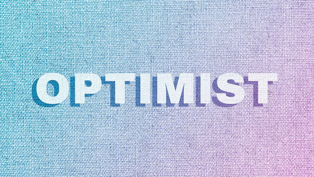 Optimist lettering bold font shadow | Free Photo - rawpixel