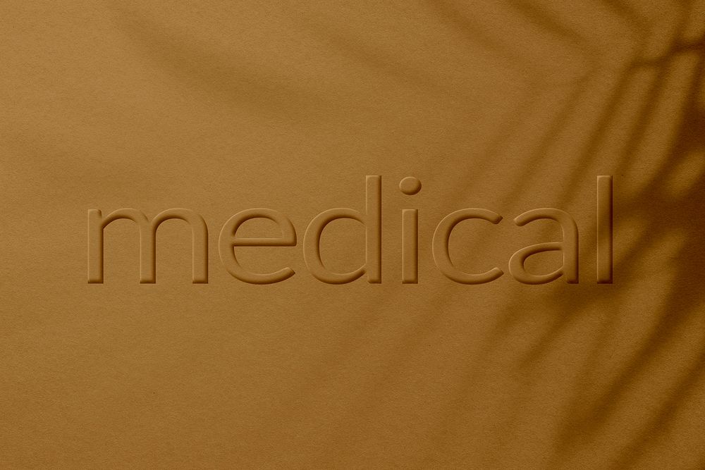 Medical word embossed concrete texture | Free Photo - rawpixel