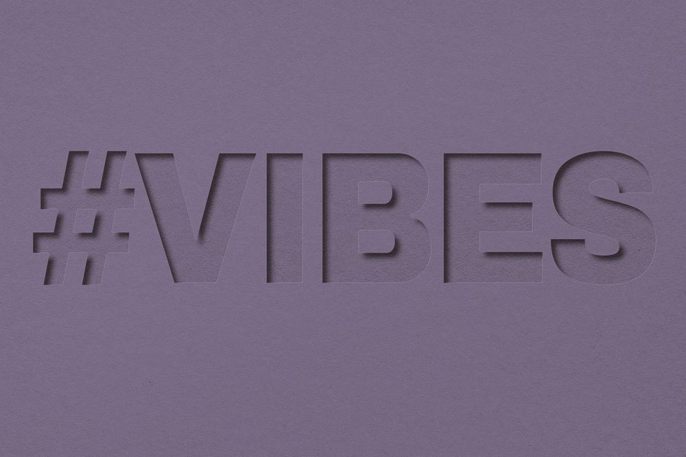 Vibes text typeface paper texture | Free Photo - rawpixel