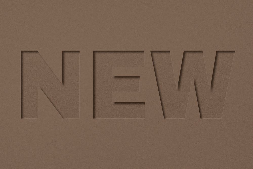 New word bold font typography | Free Photo - rawpixel