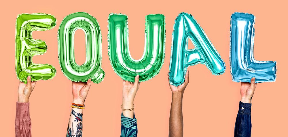 Colorful balloon letters forming word | Premium PSD - rawpixel